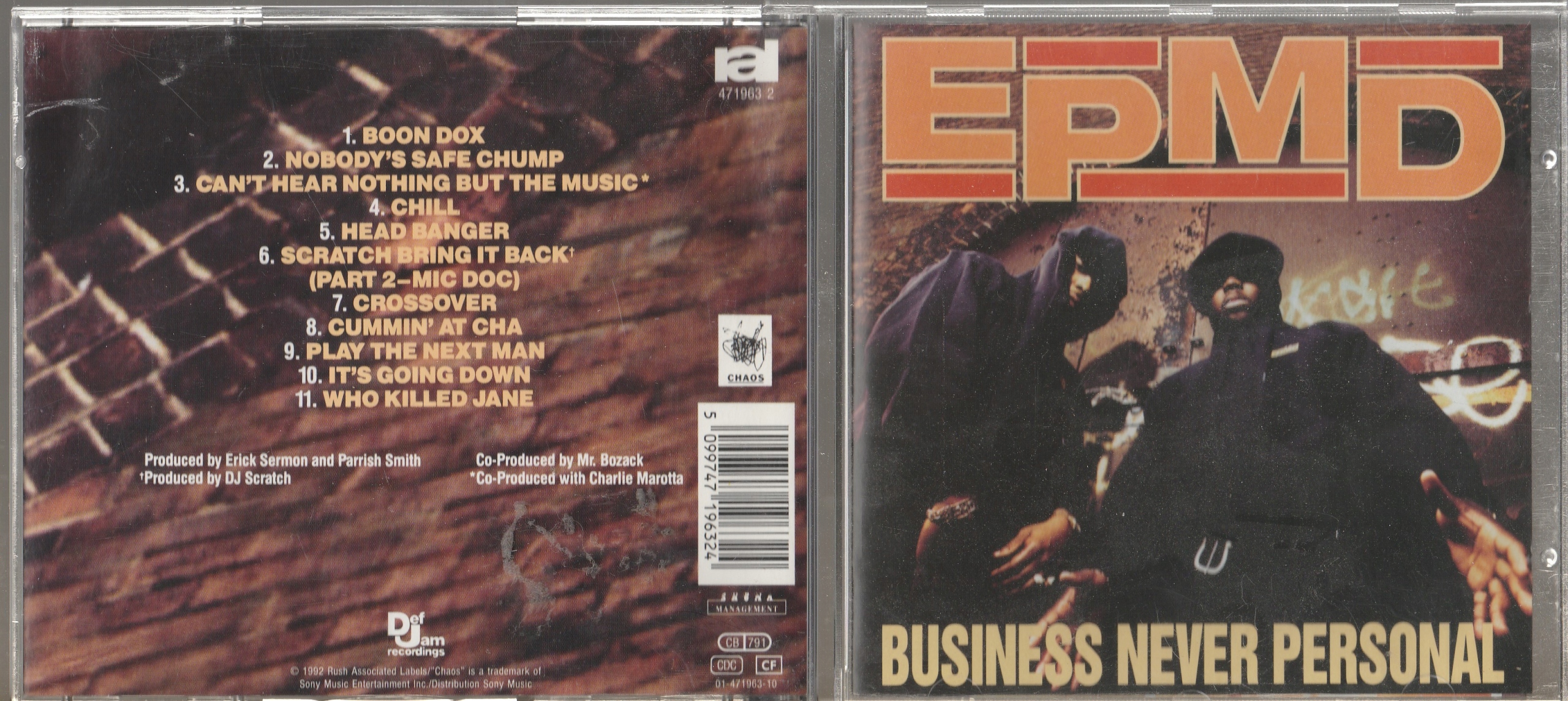 Płyta CD EPMD - Business Never Personal 1992 I Wydanie ...