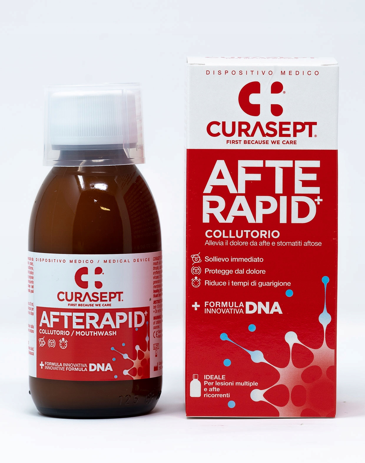 CURASEPT AFTE RAPID PŁYN NA AFTY 125ml (8056746071967) • Cena, Opinie ...