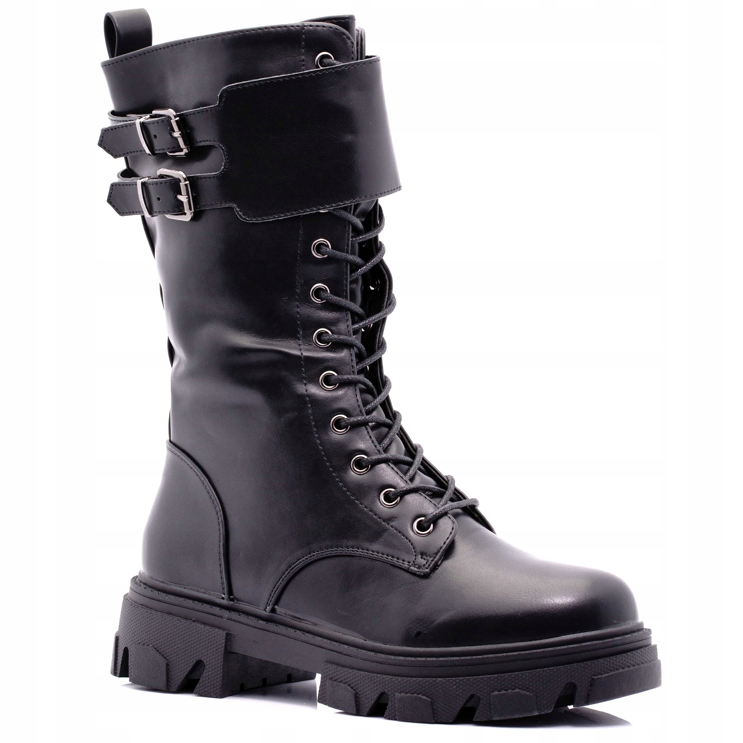 VINCEZA BOTKI WORKERY DAMSKIE 16285 TRAPERY 40 • Cena, Opinie • Botki ...