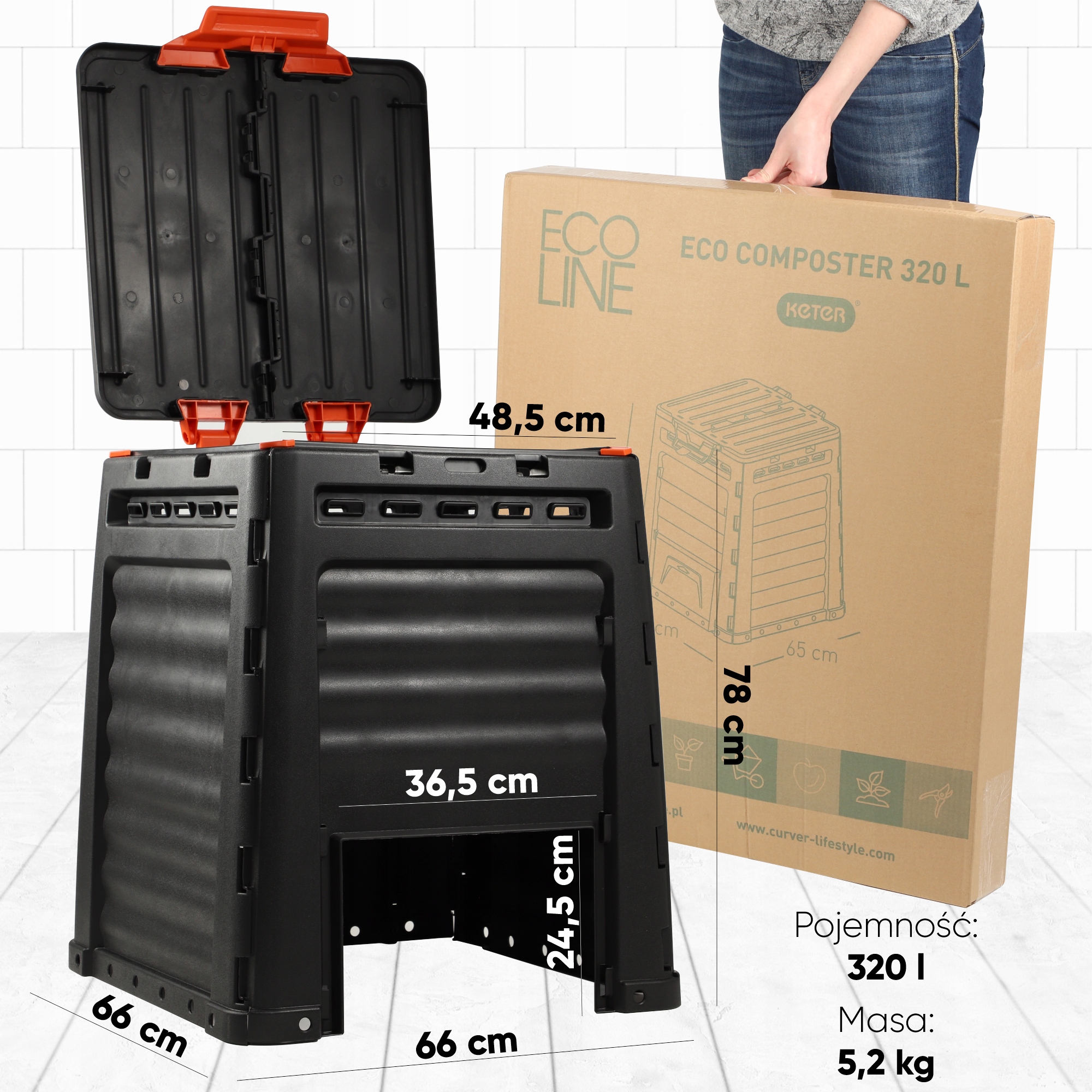 Kup Kompostownik Ogrodowy Keter Eco Composter 320L na arena.pl i ciesz ...