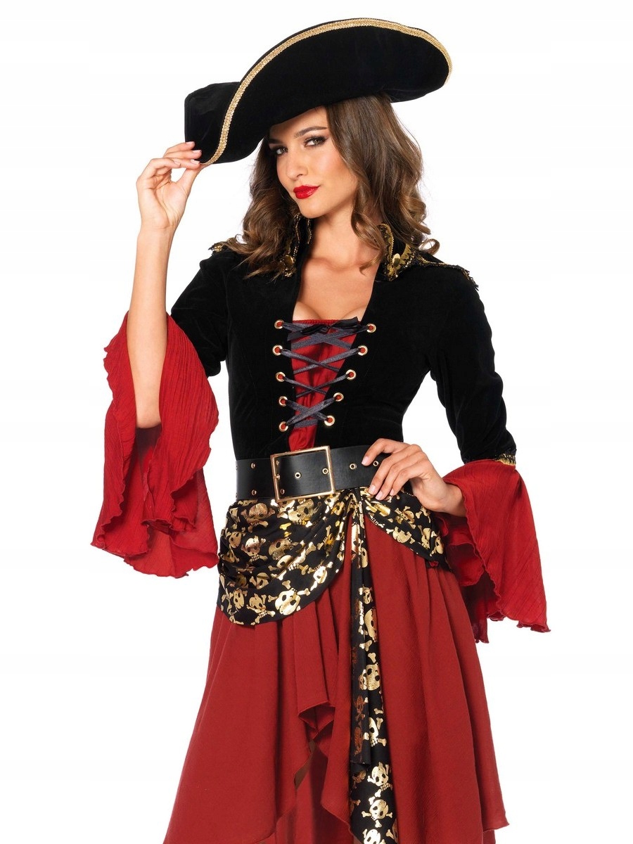 Strój Piratki Kostium Piratka Korsarka M • Cena, Opinie - Allegro