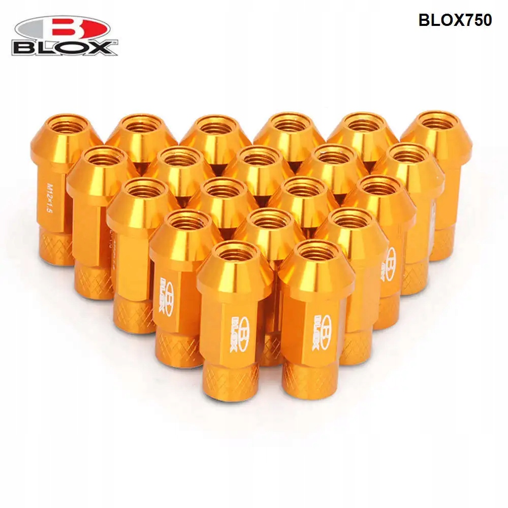 Blox Racing Forged 7075 Aluminium Wheel Lug Nuts M12X1.25 / M12X1.5 ...