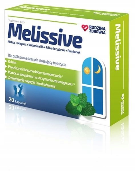 Melissive 20 tabletek Rodzina Zdrowia, melisa (5905279513013) • Cena ...