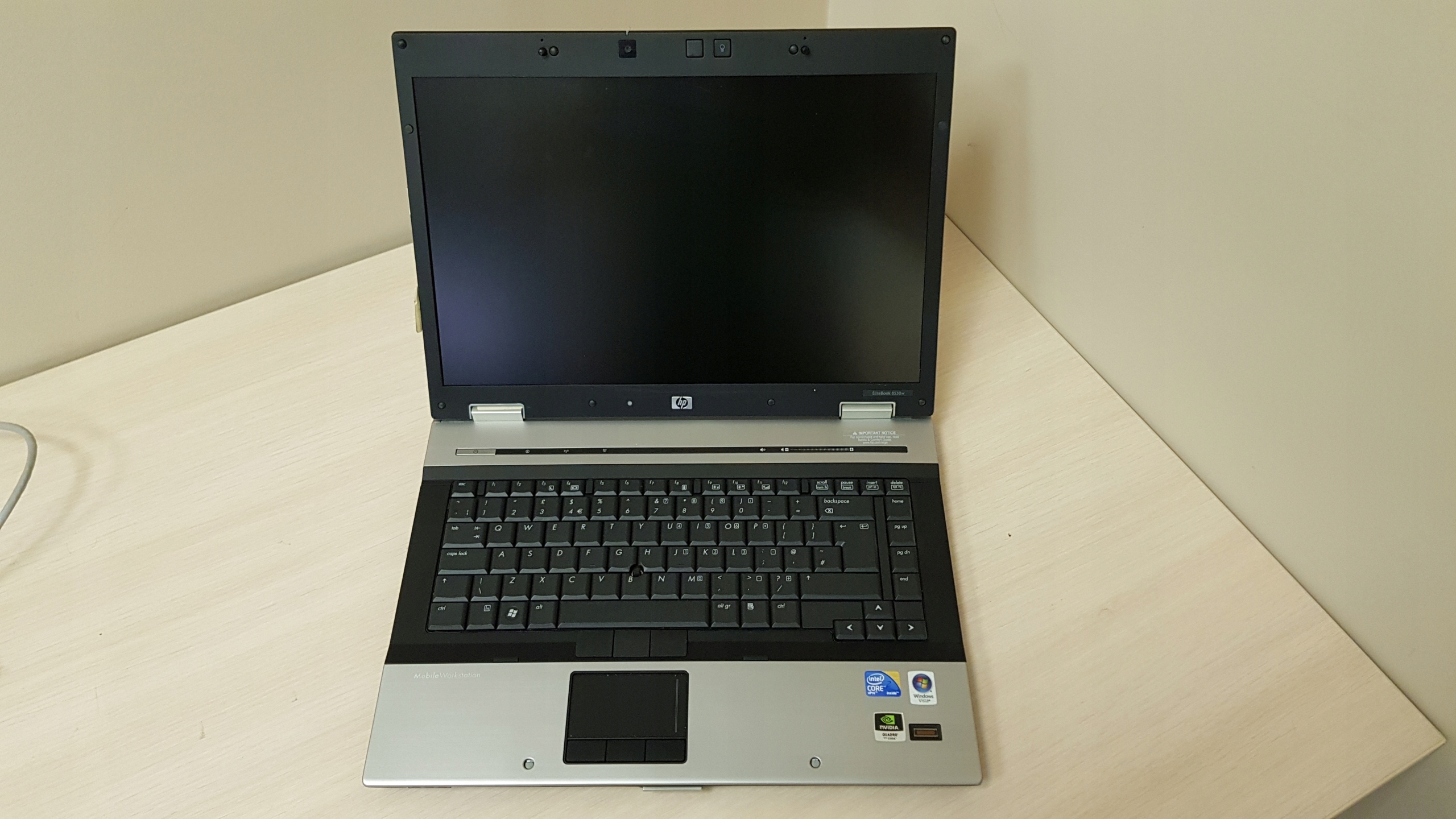 HP ELITEBOOK 8530W CORE 2 DUO 2,53 15,4 1920x1200 za 1044 Kč - Allegro