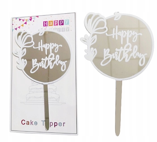 TOPPER DEKORACJA NA TORT NAPIS HAPPY BIRTHDAY (5904541007717) • Cena ... TOPPER DEKORACJA NA TORT NAPIS HAPPY BIRTHDAY (5904541007717) • Cena ...