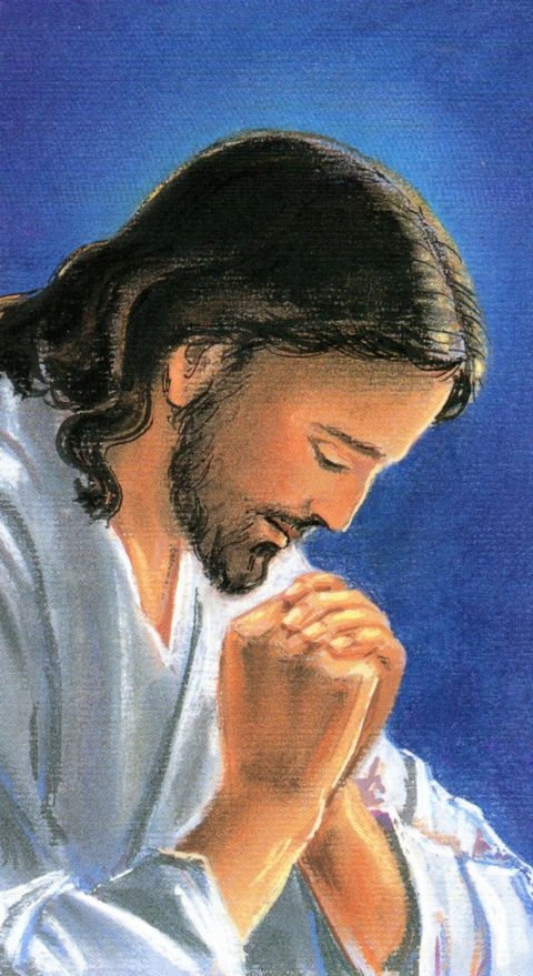 Obrazek Pan Jezus modlący się. Modlitwa o... • Cena, Opinie • Obrazki i ...