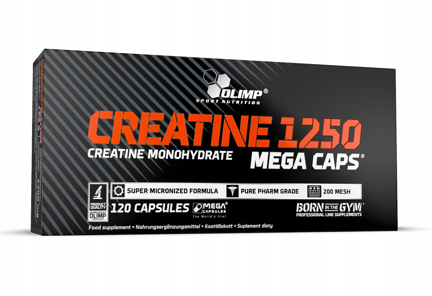 Kreatyna Olimp Creatine 1250 Mega Caps 120 kaps. - 5901330022340 ...