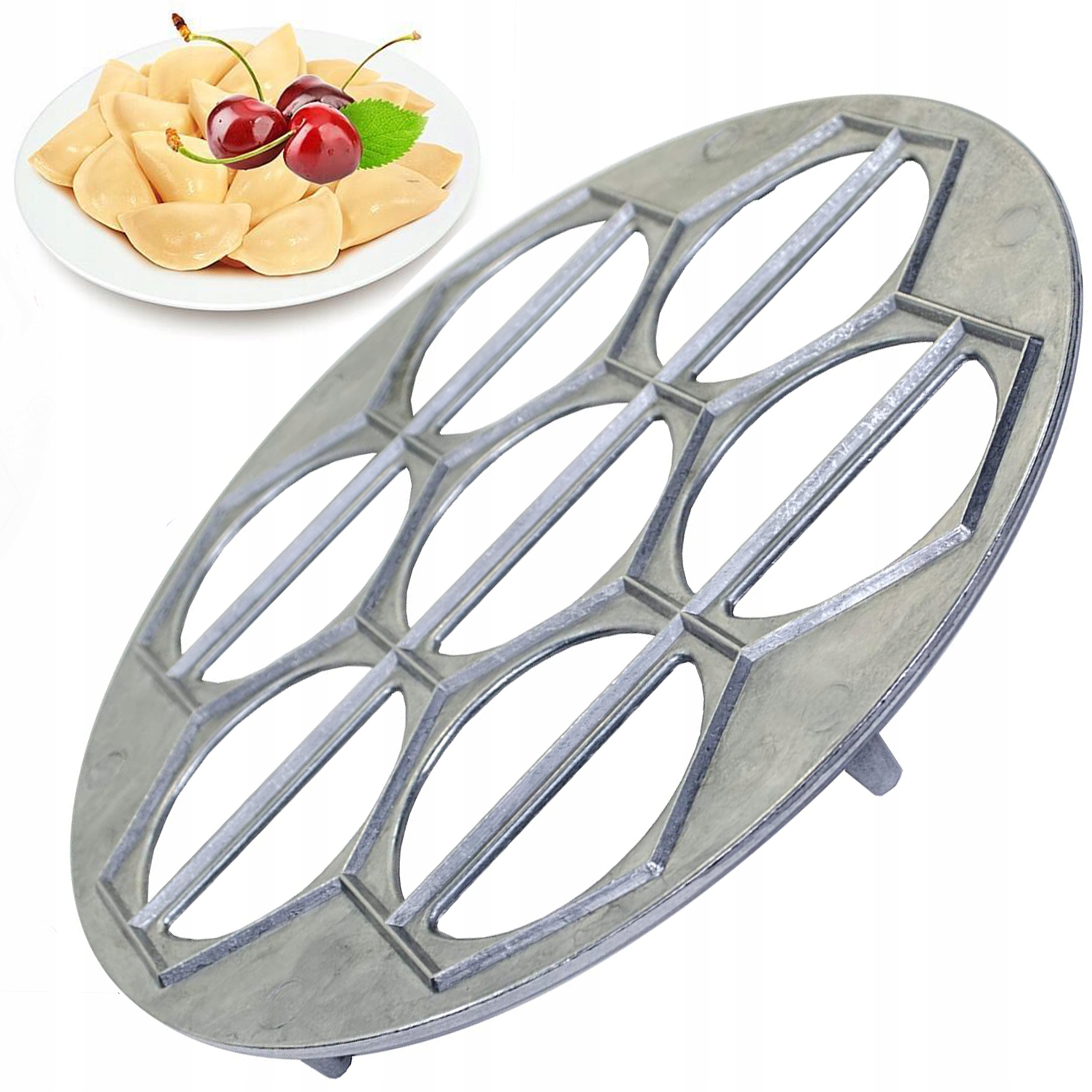 FORMA DO PIEROGÓW USZEK PIEROGI 14 szt WYCISKARKA PRASKA PIEROŻNICA #28 ...