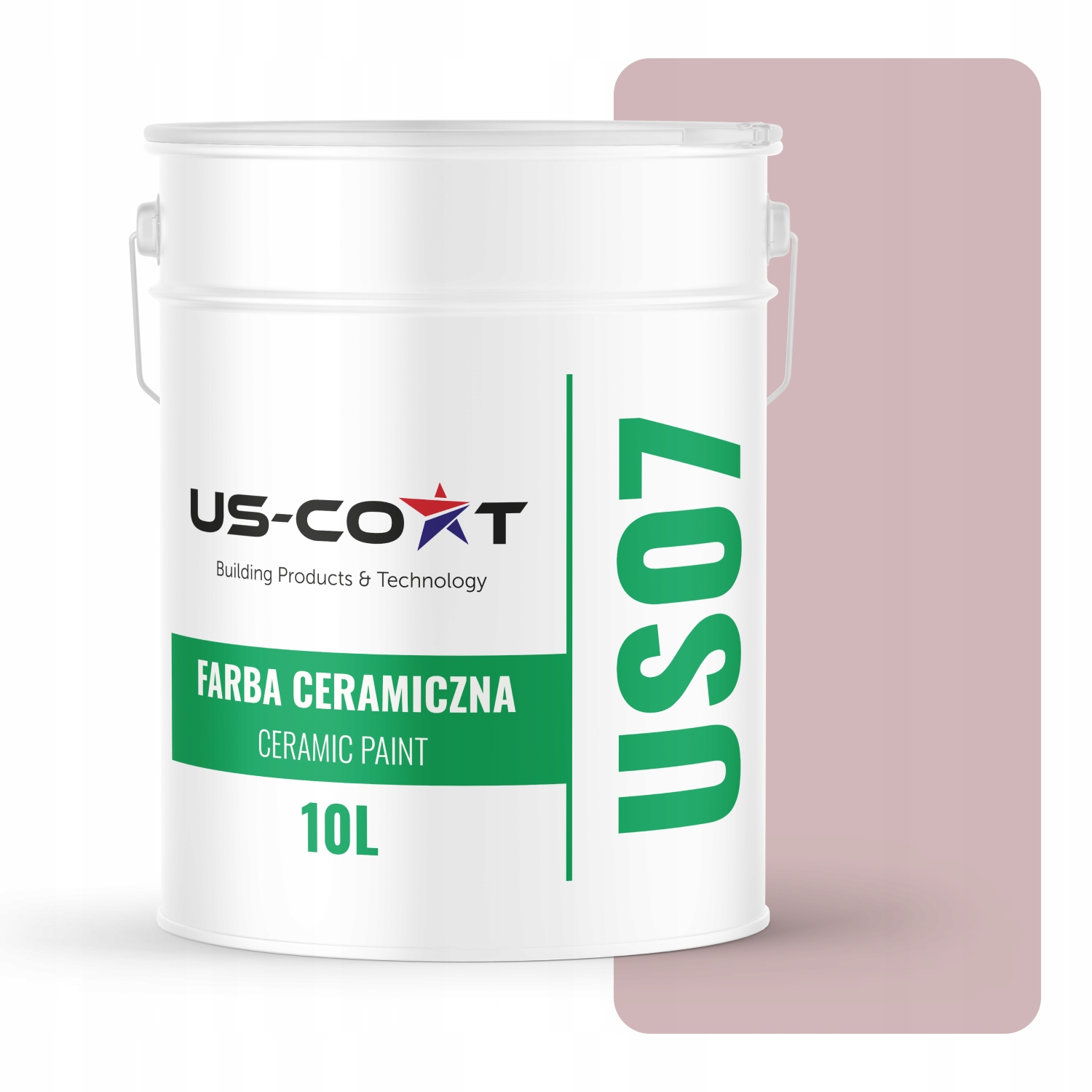 Stropná keramická farba, nástenná US-Coat 10 l H3250 ODOLNÁ PROTI ...