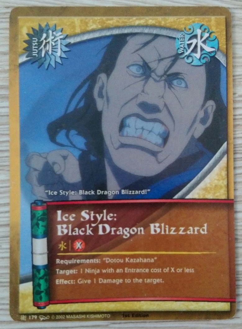 Karta Naruto CCG Jutsu Black Dragon - J-179 - Stan: Używany 3.50PLN ...