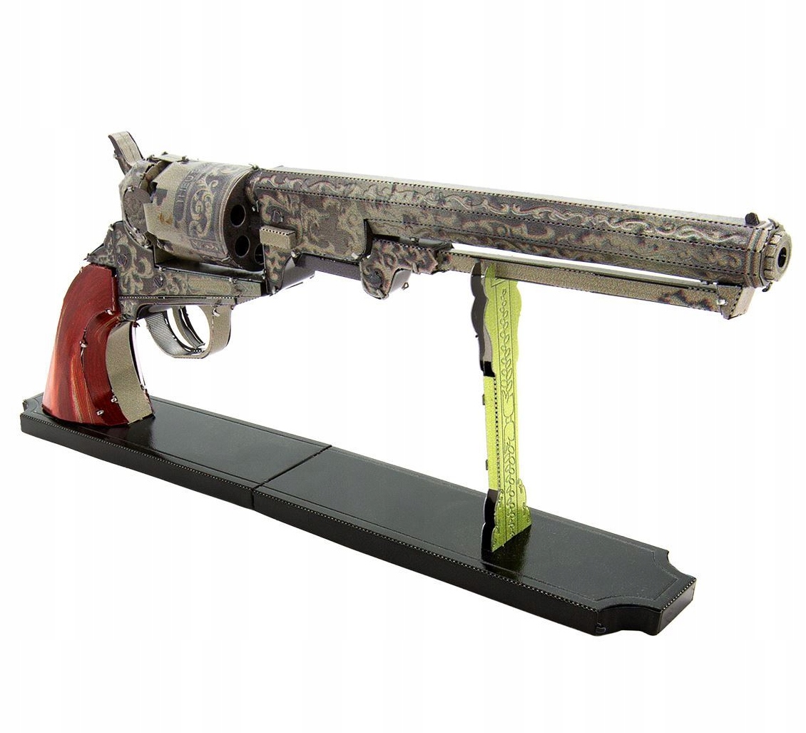Metal Earth Wild West Revolver metalowy model 3D 13245960673 - Allegro.pl