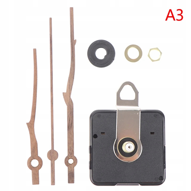 1Set Walnut Wall Quartz Clock Movement DIY Mechani • Cena, Opinie • Zegary 15110446345 • Allegro