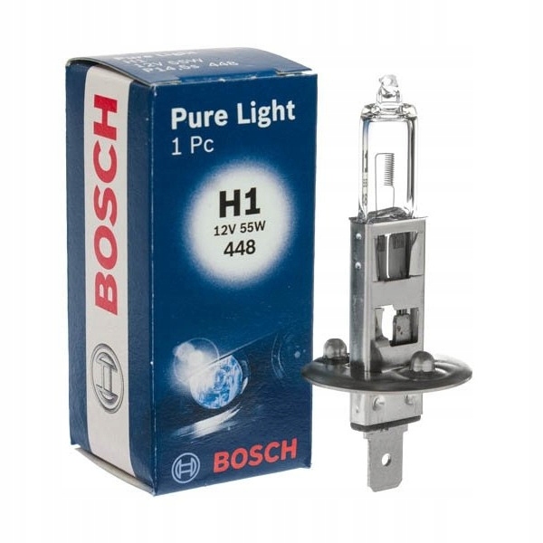 1987302011 BOSCH ŻARÓWKA H1 55W 12V PURE LIGHT 1 987 302 011 za 10 zł z ...