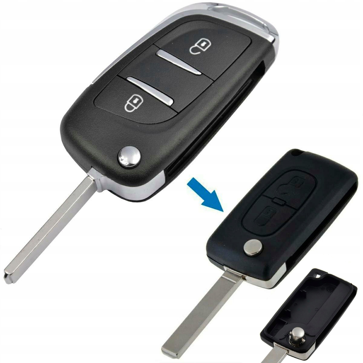 CITROEN C2 C3 C4 BERLINGO OBUDOWA KLUCZYK GR: VA2 za 33.79PLN z Dukla ...