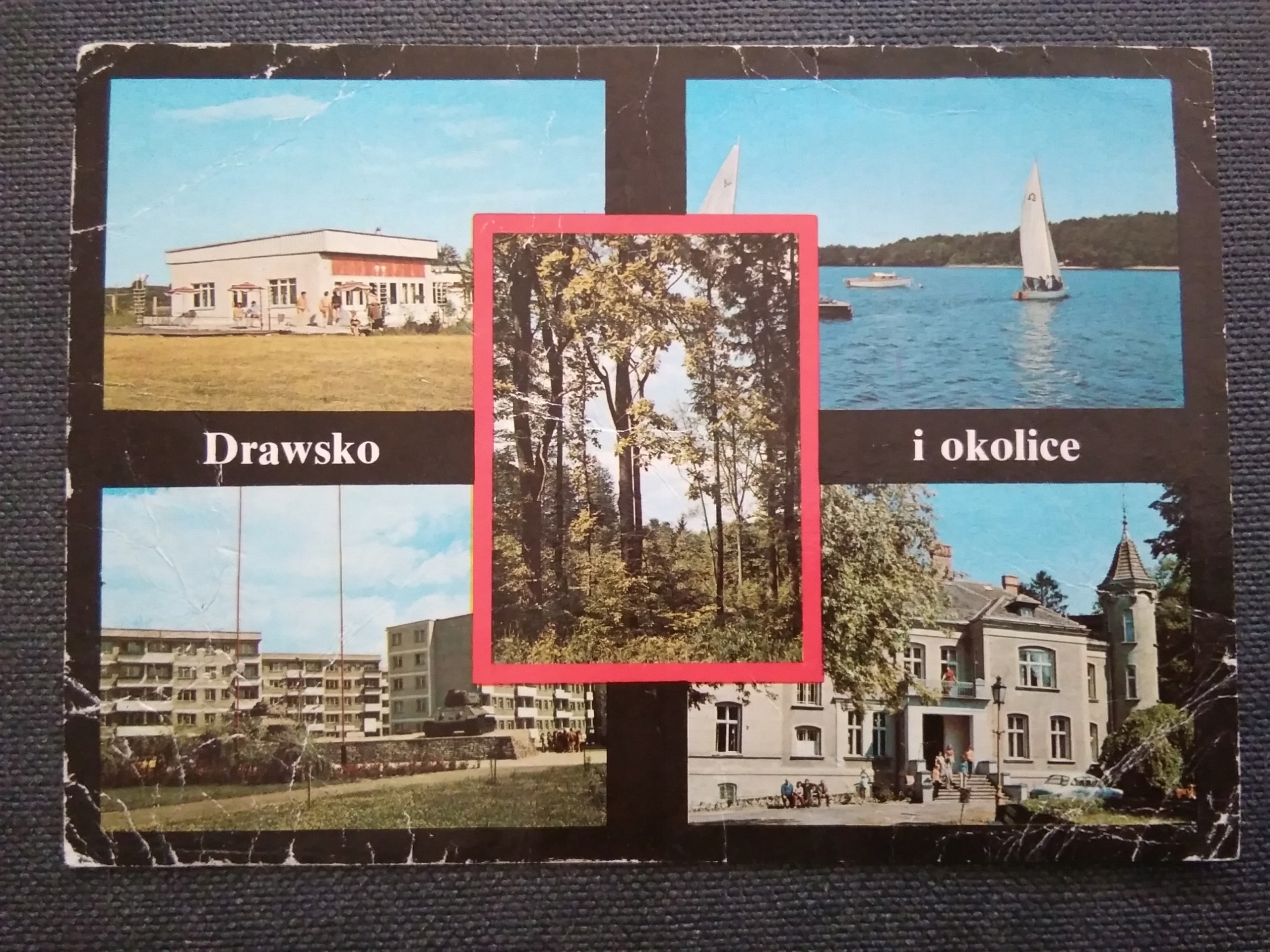DRAWSKO i okolice widoki Linowo Cieszyno 1986 r. • Cena, Opinie - Allegro