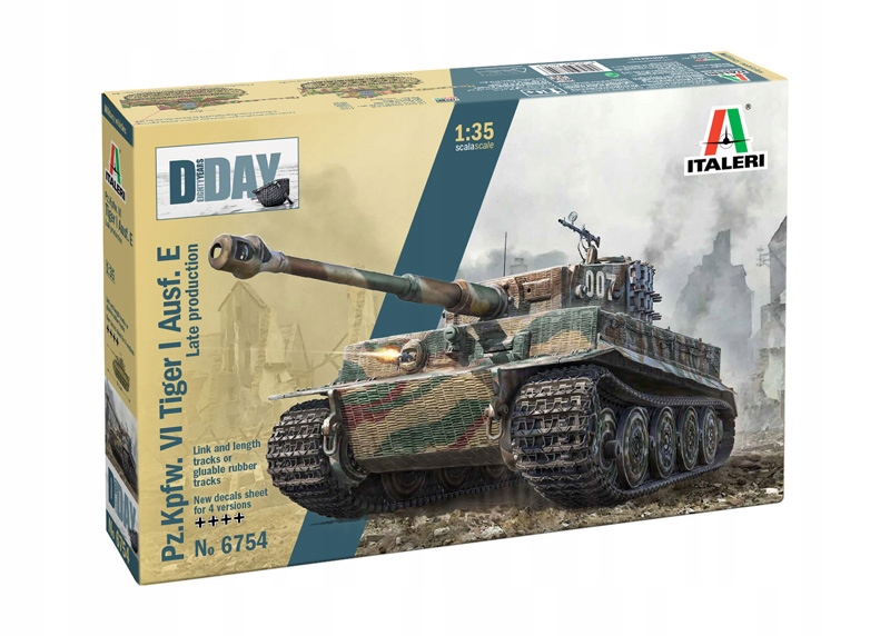 Italeri 6754 1/35 Pz.Kpfw. VI Tiger I Ausf. E pozdní verze ...