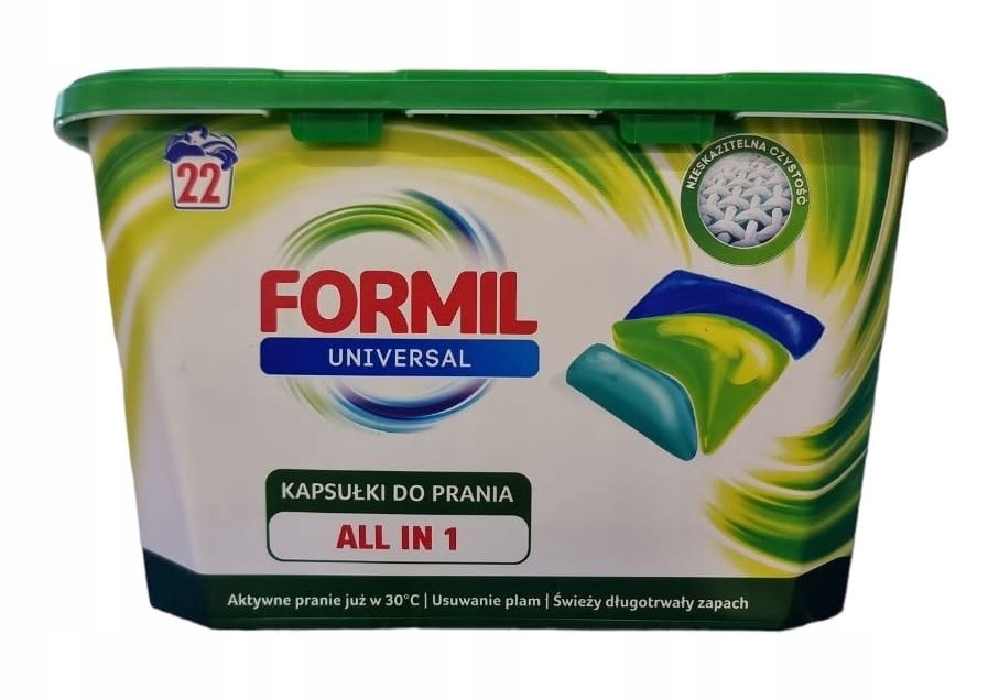 Formil Kapsułki do Prania Uniwersalnego 22 prania 13316873933 - Allegro.pl