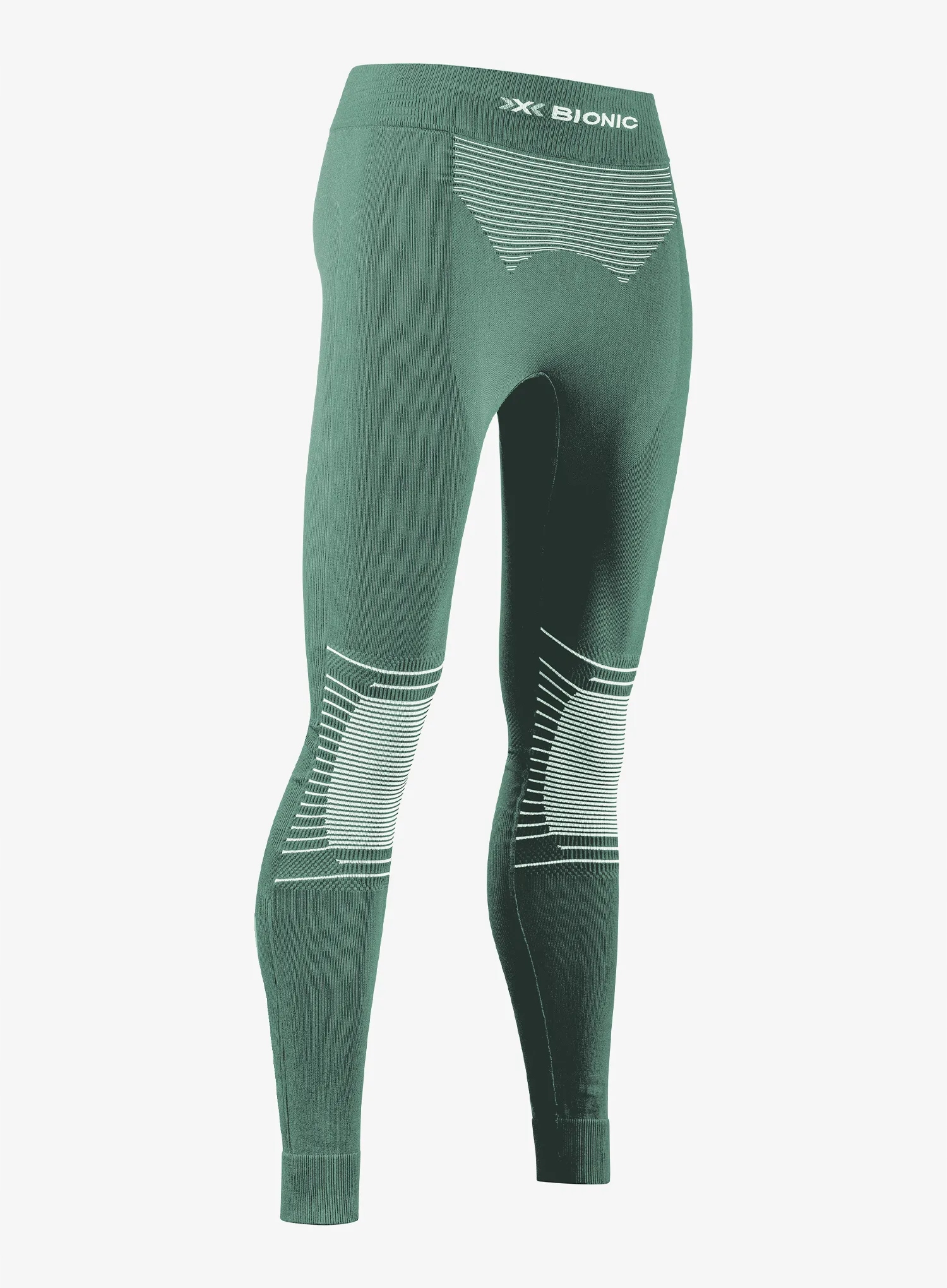 Legginsy termoaktywne damskie X-Bionic Energizer 4.0 Pants - sage green ...