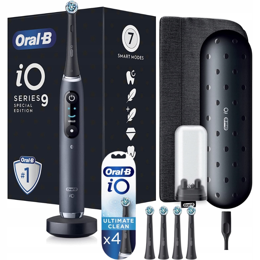 SZCZOTECZKA SONICZNA ORAL B iO9 EDYCJA SPECJALNA ETUI Z FUNKCJĄ ŁADOWANIA (5906063218534) • Cena ...