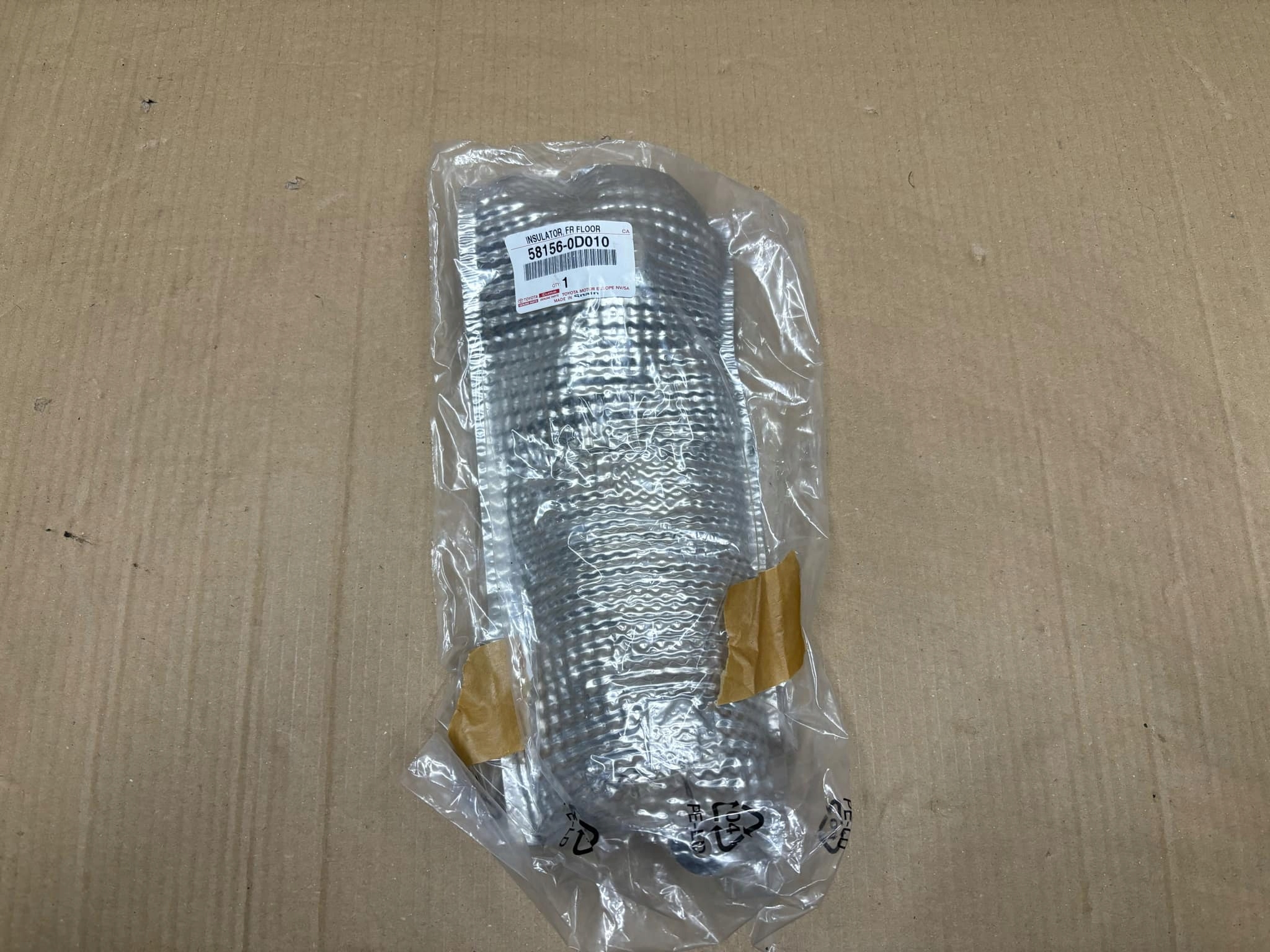OSŁONA TERMICZNA PODŁOGI TOYOTA YARIS 2011-2014 58156-0D010 za 150 ...