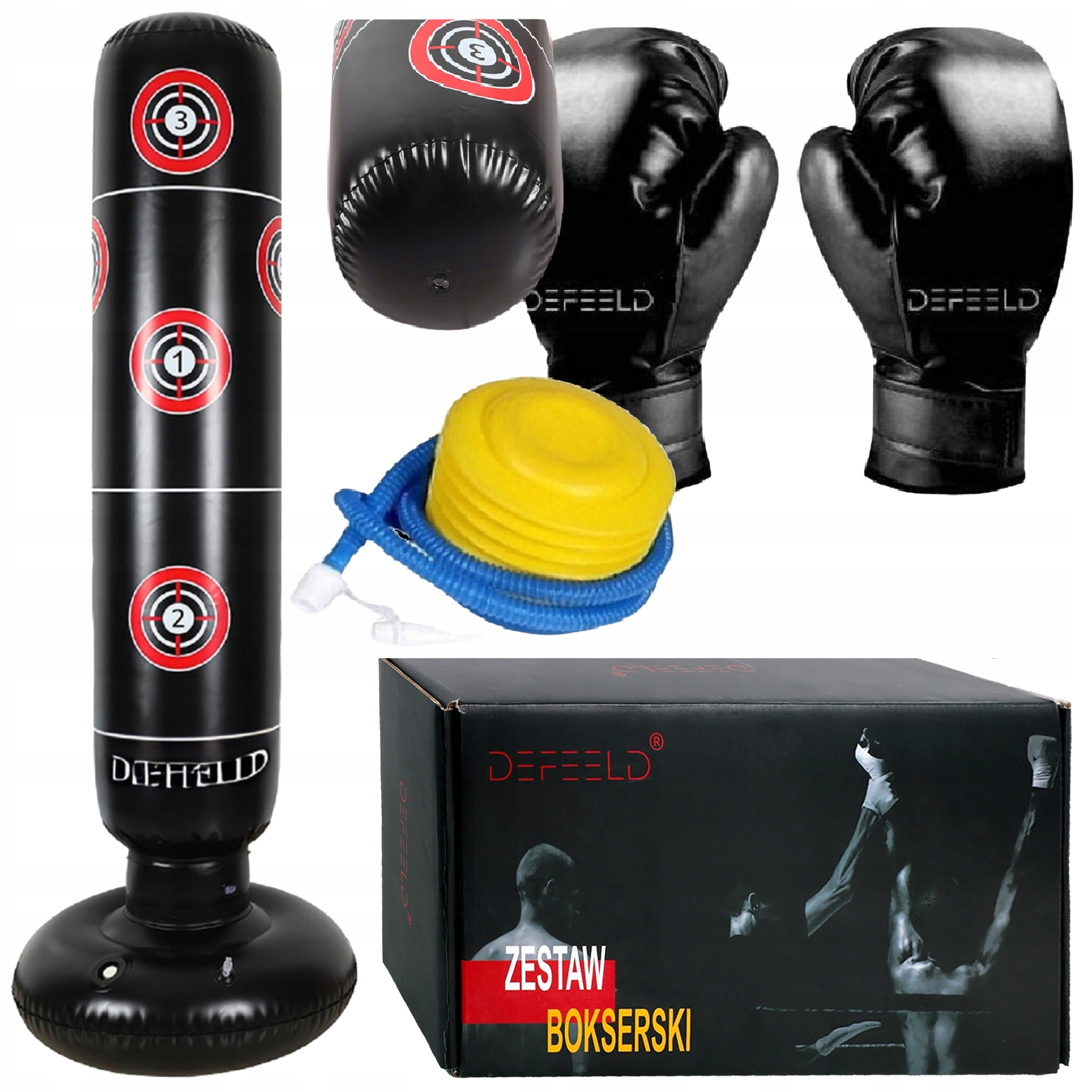 boxovací pytel Boxovací set pro děti Boxerské zajímavosti - DEFEELD za ...
