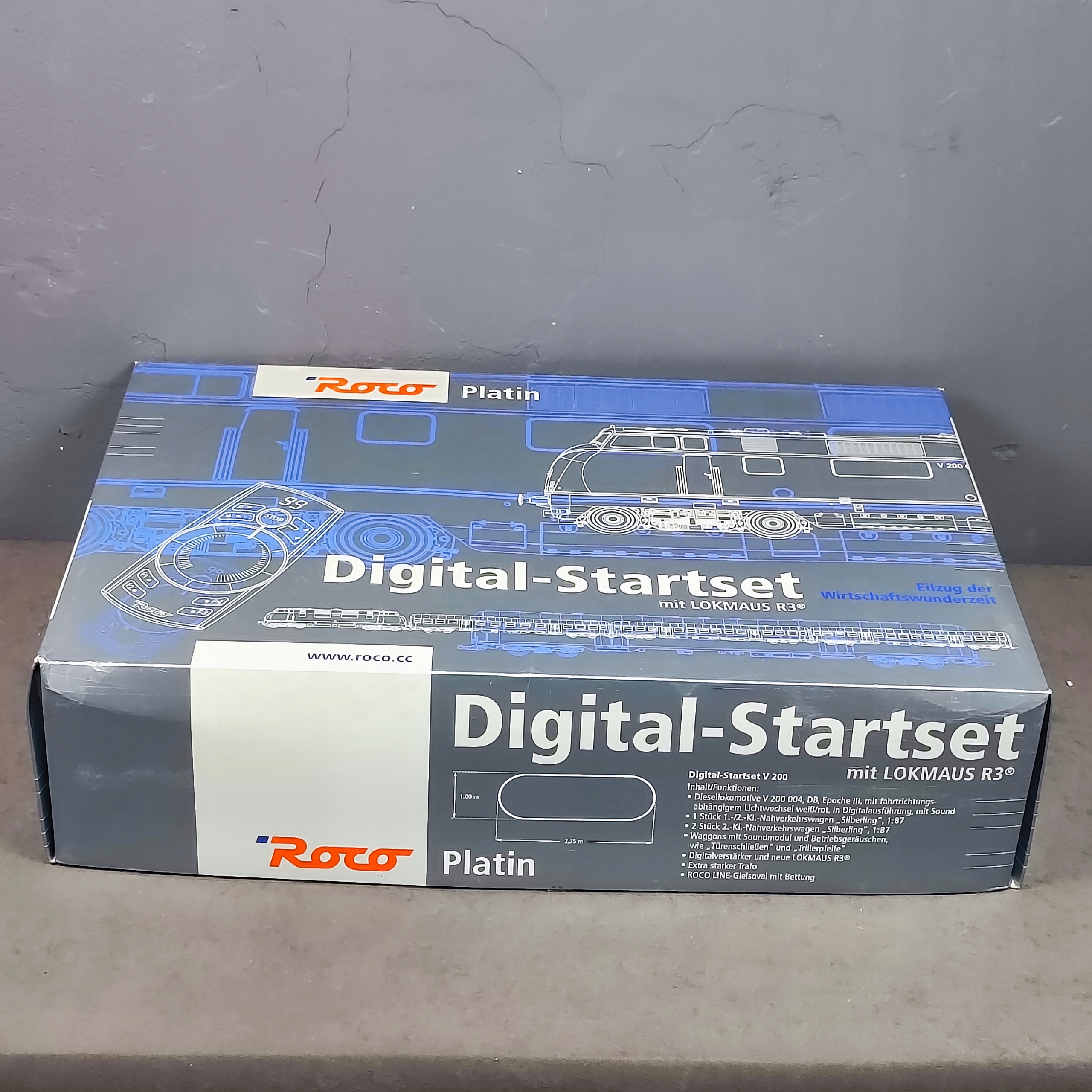 ROCO Zestaw DIGITAL LOKMAUS R3 tory Wagony Lokomotywa skala H0 #M422 ...