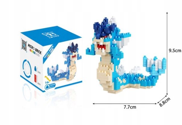Gyarados Micro Brick – Chibi Kokoro