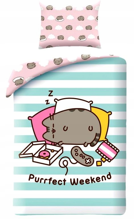 POŚCIEL PUSHEEN THE CAT PURRFECT WEEKEND POŚCIEL KOT PUSHEEN 160x200 ...