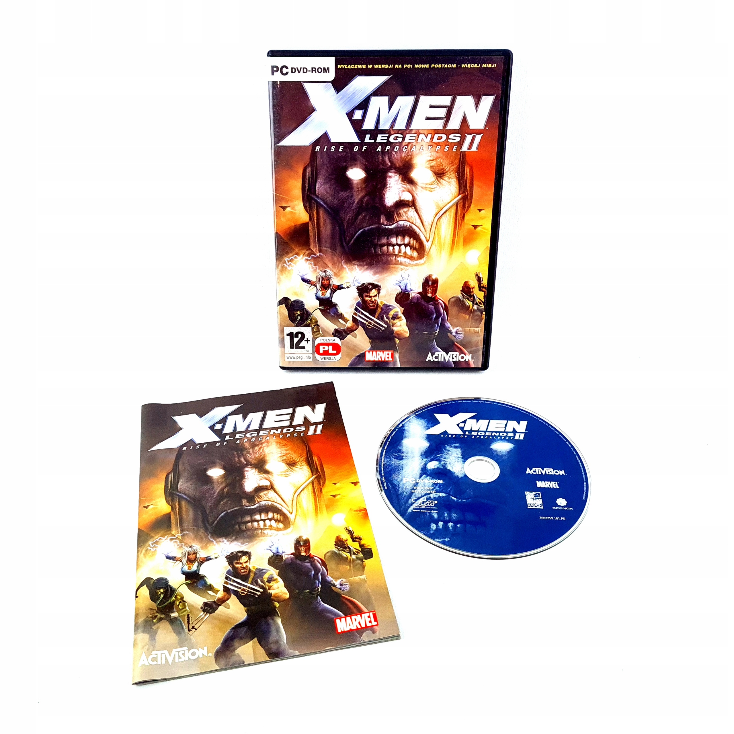X-MEN LEGENDS II RISE OF APOCALYPSE PC POLSKIE PL - Stan: Używany 117 ...