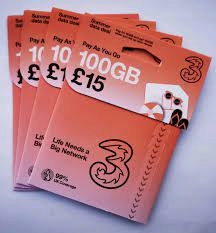 Three UK Starter Karta SIM Prepaid SMS OTP Code - Sklep, Opinie, Cena w ...