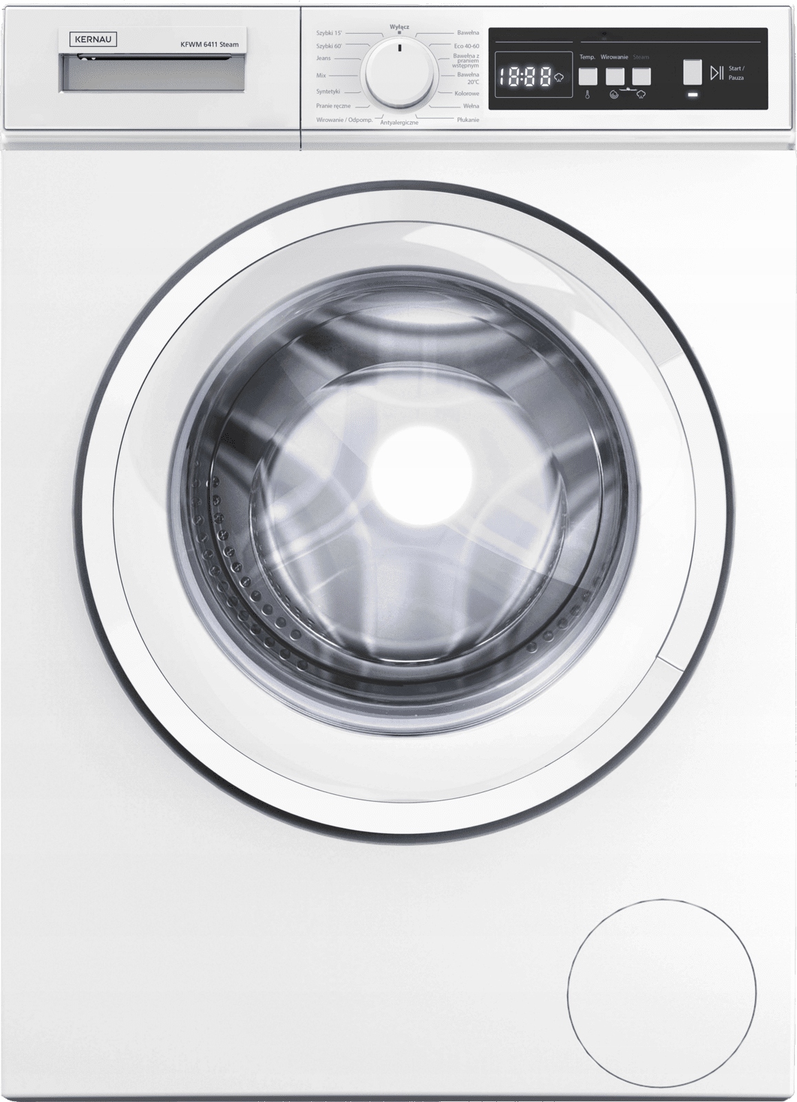 Pralka wolnostojąca Kernau KFWM 6411 Steam - Sklep, Opinie, Cena w Allegro