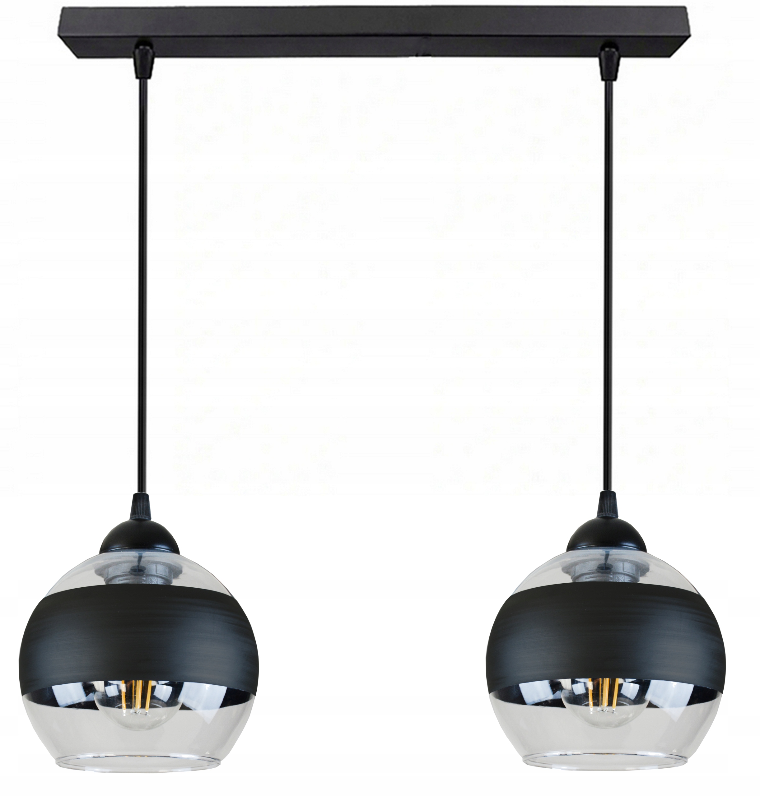 LAMPA WISZĄCA SUFITOWA ŻYRANDOL PLAFON LW2K LED E27 STÔL OBÝVACIA IZBA ...