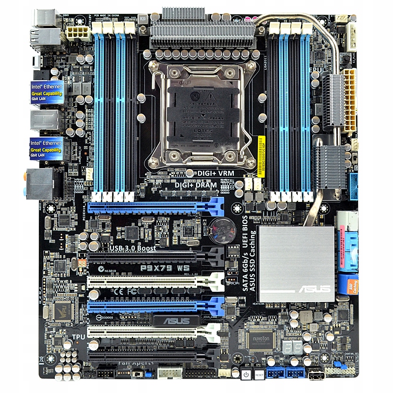 Płyta ASUS P9X79 WS Intel X79 ATX Socket 2011 • Cena, Opinie - Allegro