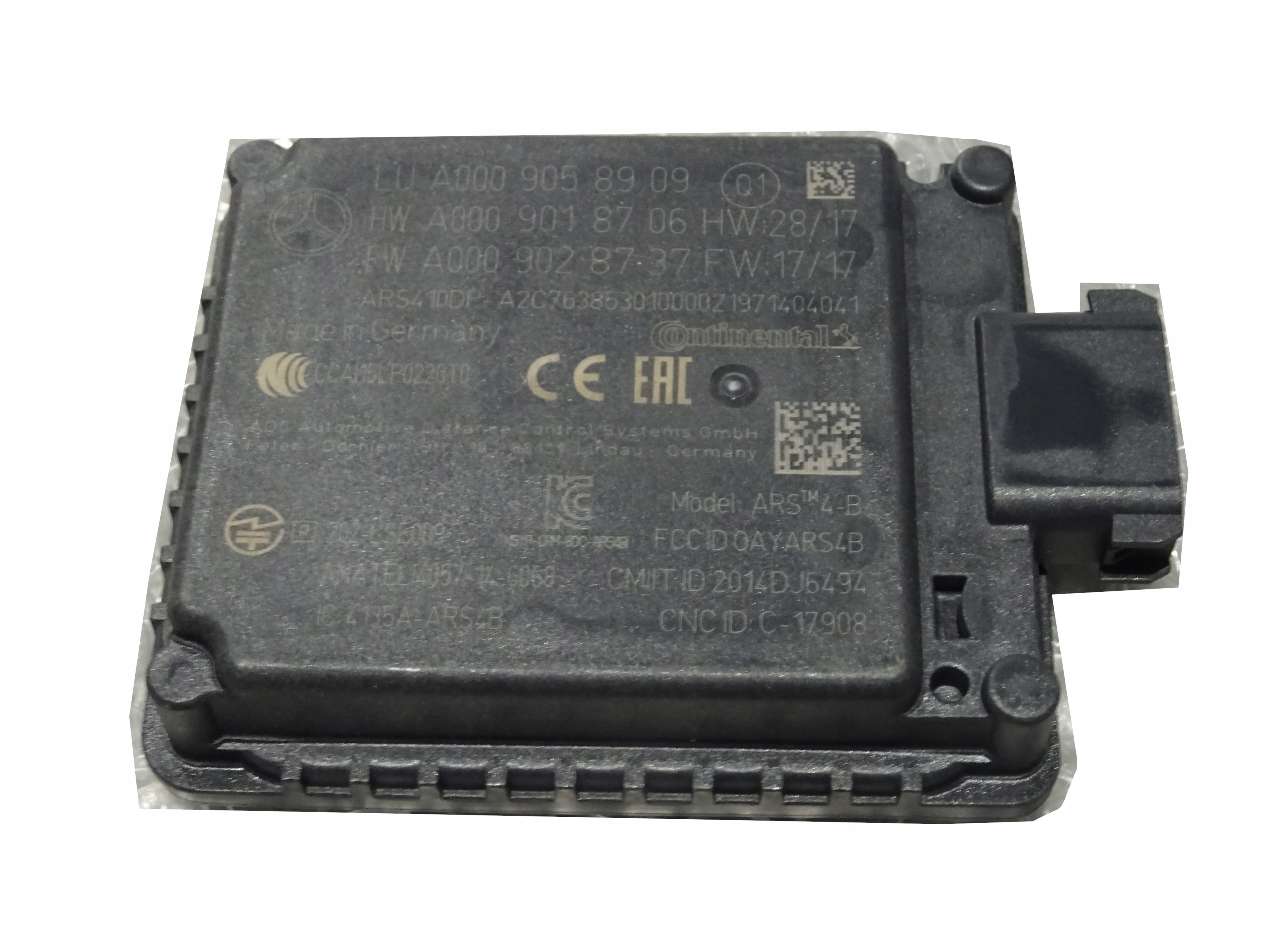 RADAR SENSOR DISTRONIC ACC A0009058909 MERCEDES W213 W238 W222 C238 ...