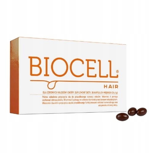 Biocell Hair - kapsułki dla zdrowych włosów i skóry (krótka data ...