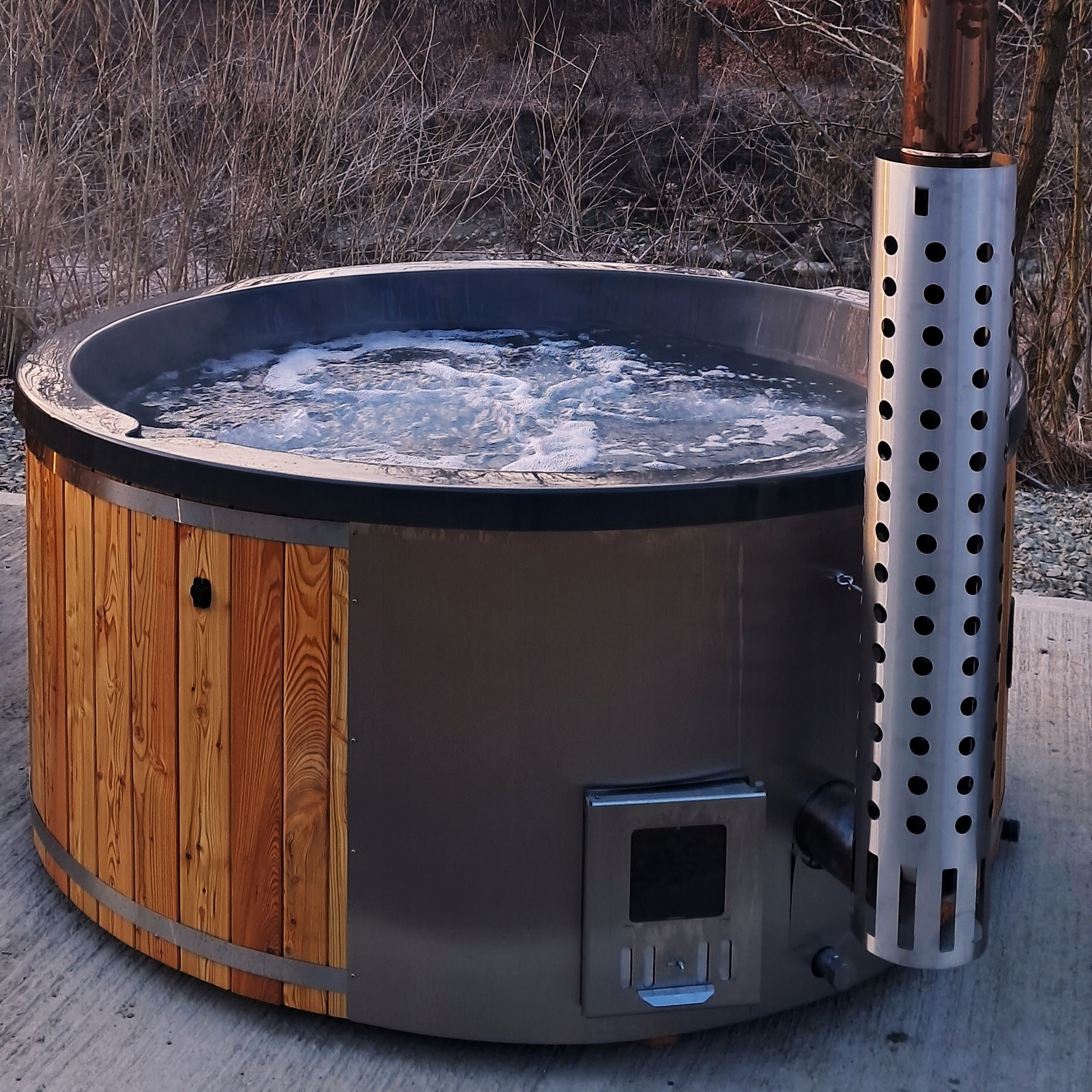 Balia Ogrodowa z Piecem Zewnętrzny - Niska cena na Allegro.pl