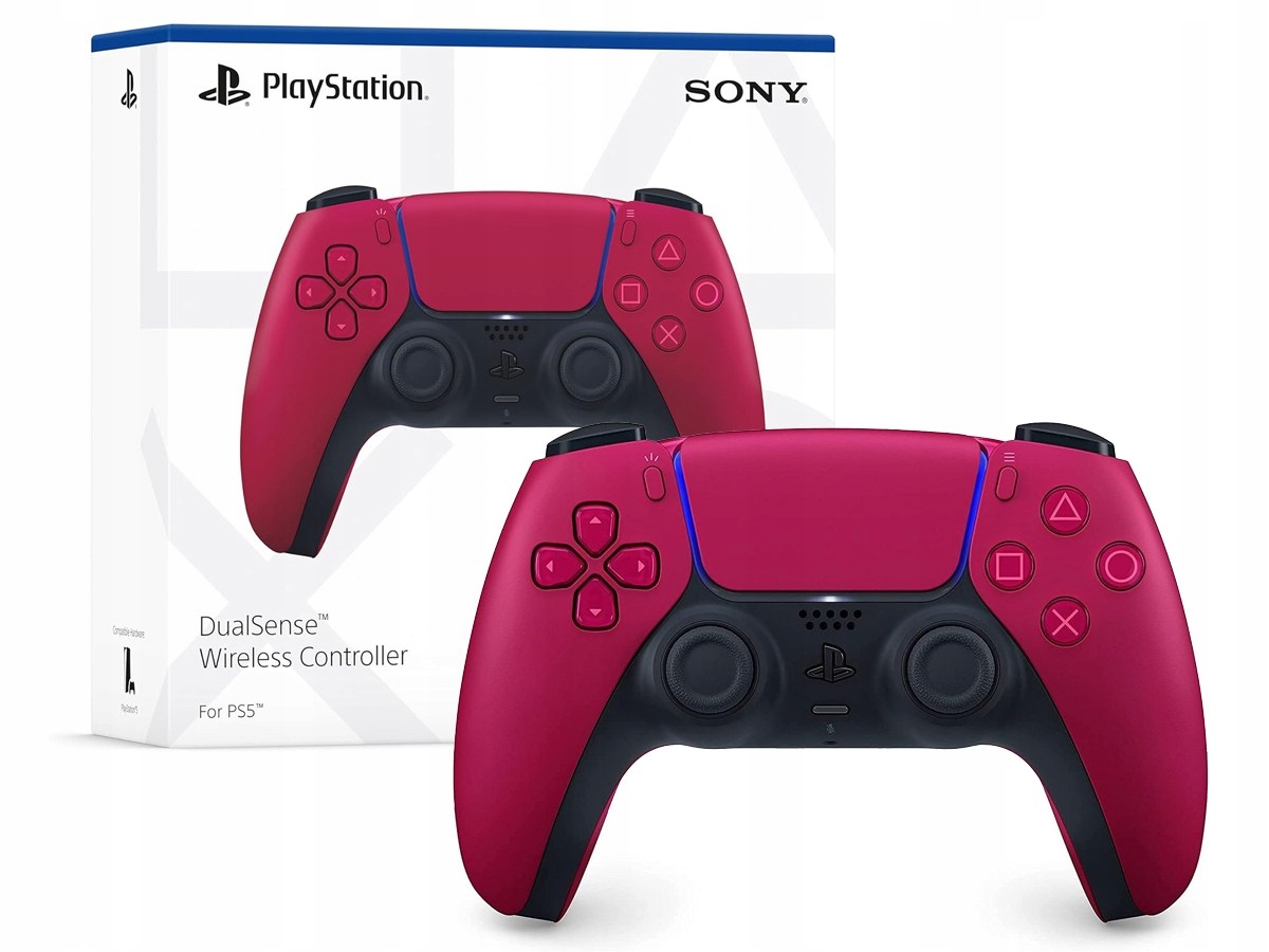 Kontroler SONY PlayStation 5 DualSense Gamepad Pad czerwony Cosmic Red5 ...