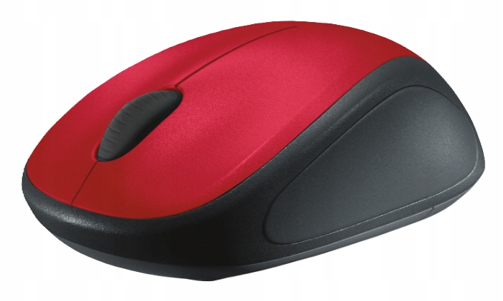Mysz bezprzewodowa Logitech M317 RED sensor optyczny odbiornik USB ...