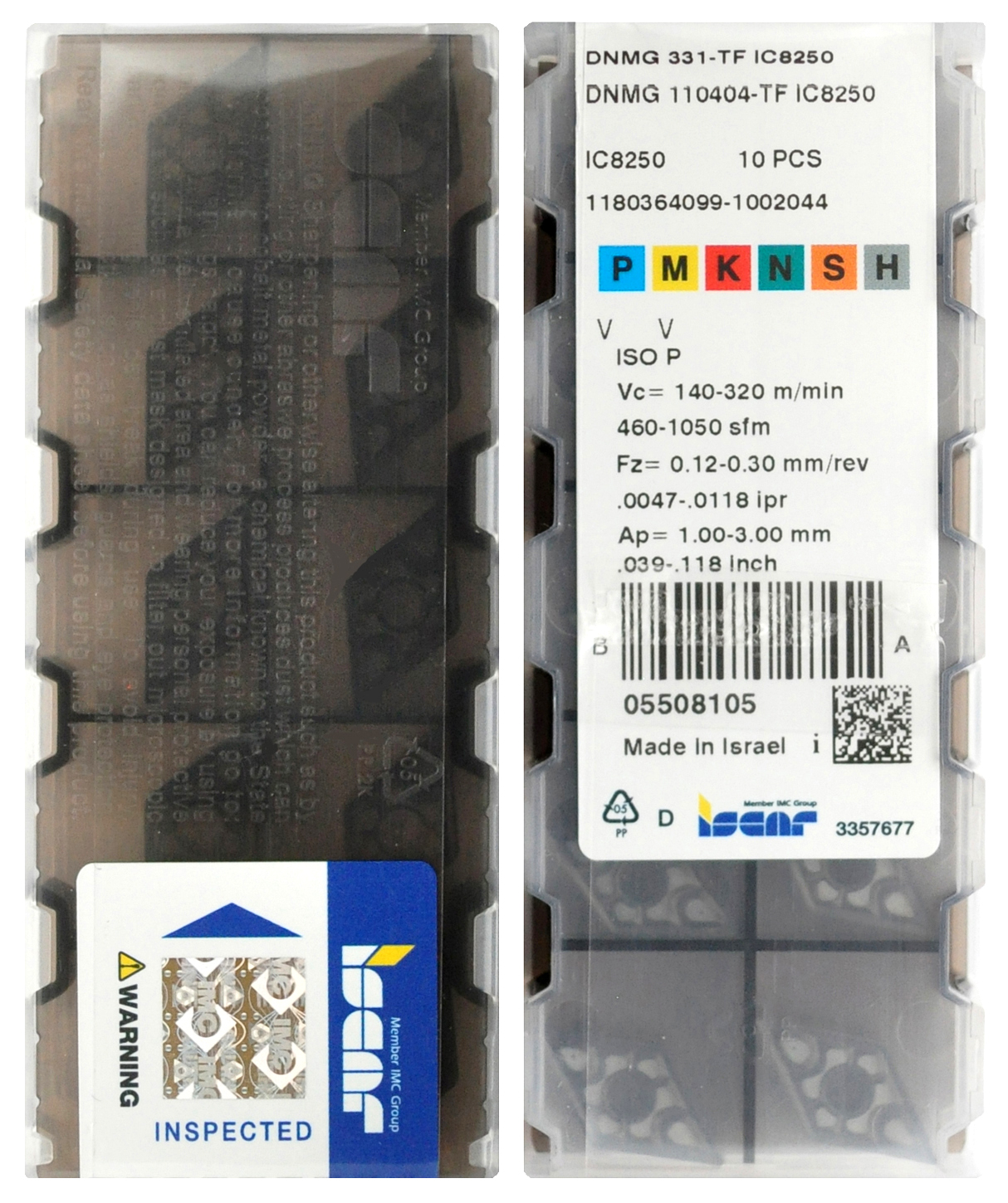 Купить ПЛАСТИНЫ DNMG 110404 TF IC8250 ISCAR: отзывы, фото и ...