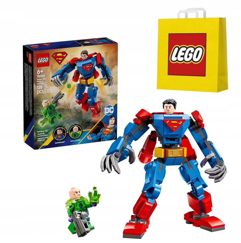 KLOCKI LEGO SUPER HEROES 76302 MECH SUPERMANA KONTRA LEX LUTHOR M ...
