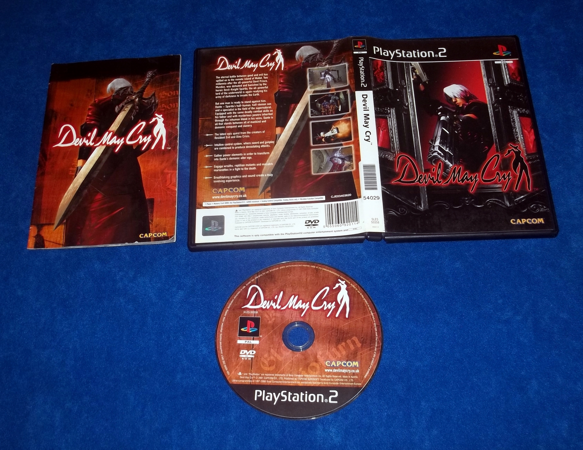 DEVIL MAY CRY PS2 DMC PREMIEROWA PlayStation 2 (PS2) pudełkowa - Stan ...
