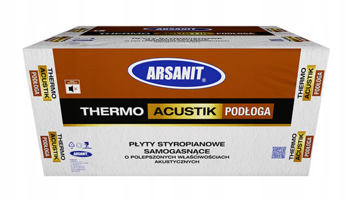 ARSANIT THERMO ACUSTIK PODŁOGA 0,045 GR 1 CM • Cena, Opinie • Styropian 12705187684 • Allegro