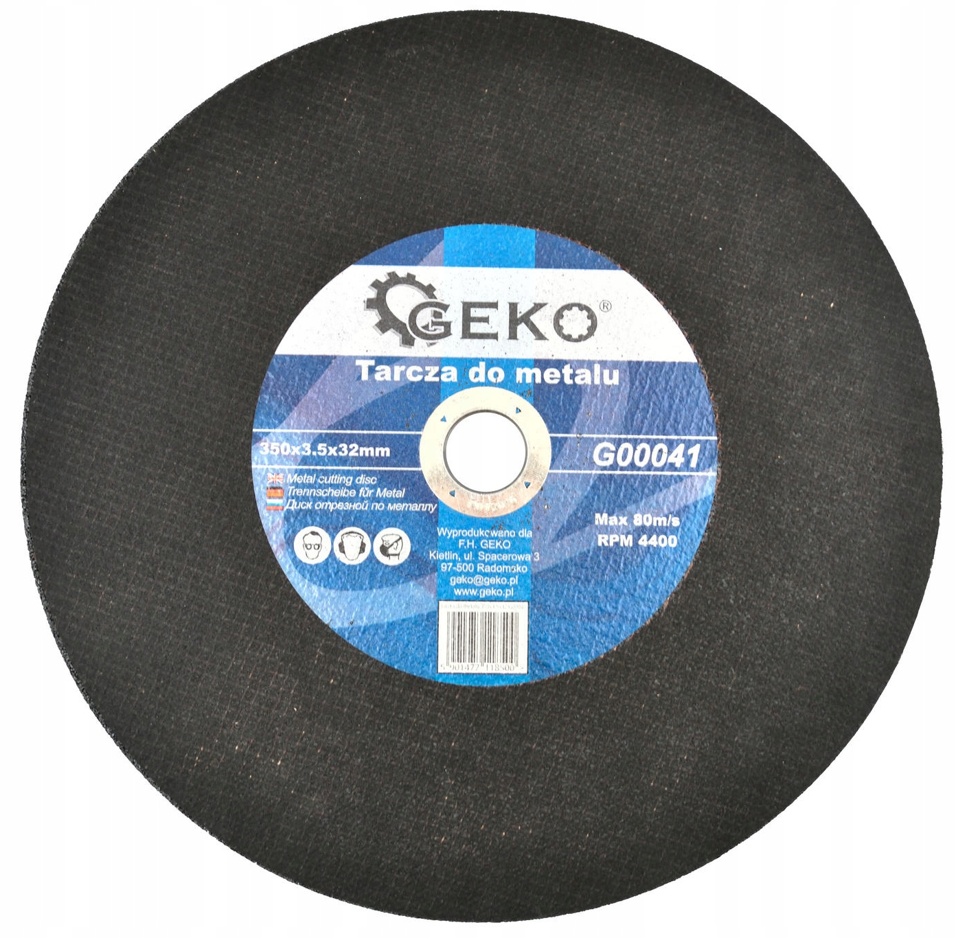Tarcza tnąca Geko G00041 32 x 350 mm do stali (5906112524098) • Cena ...