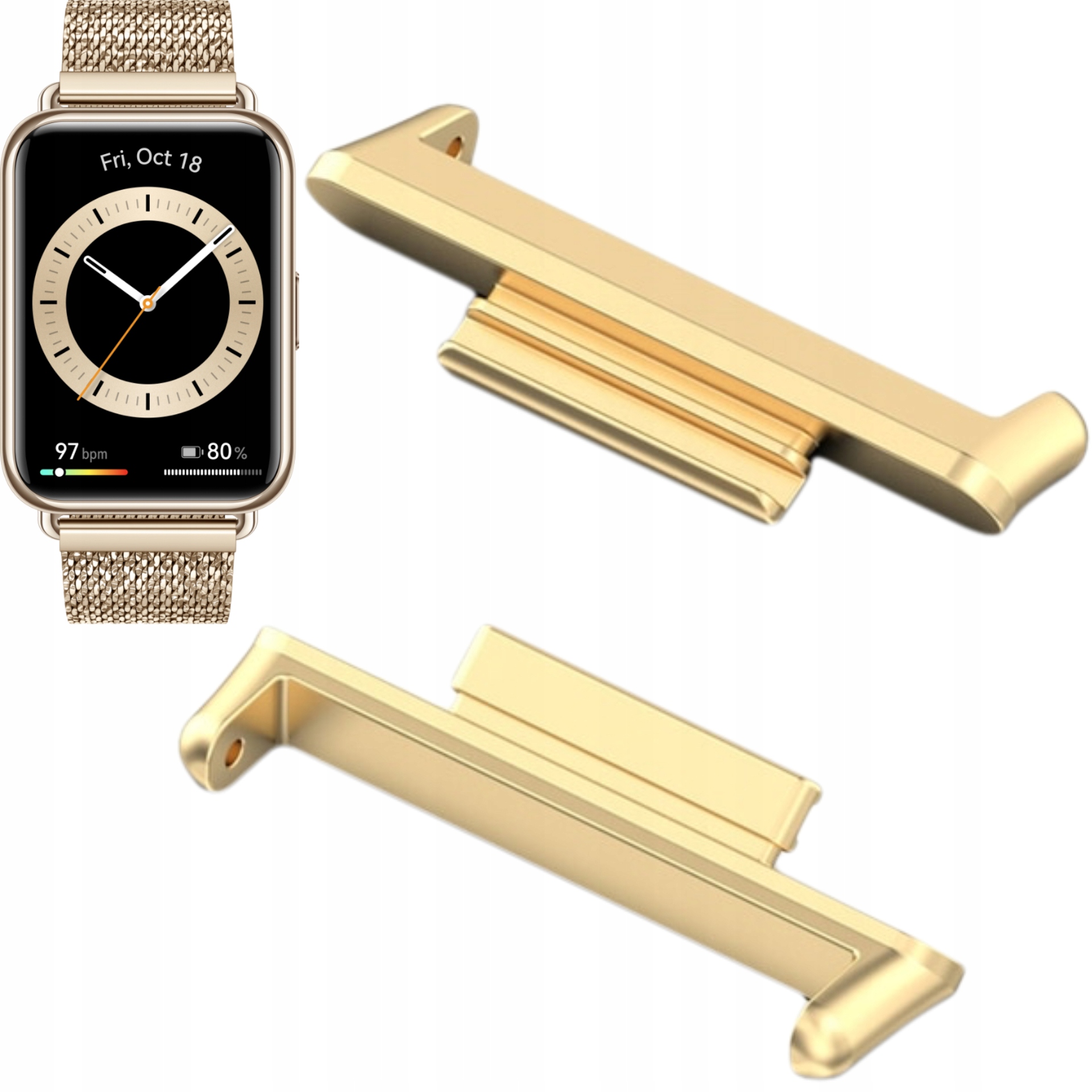 ADAPTERY MOCOWANIE ZŁĄCZE PASKA 20MM DO SMARTWATCH HUAWEI WATCH FIT 2 ...