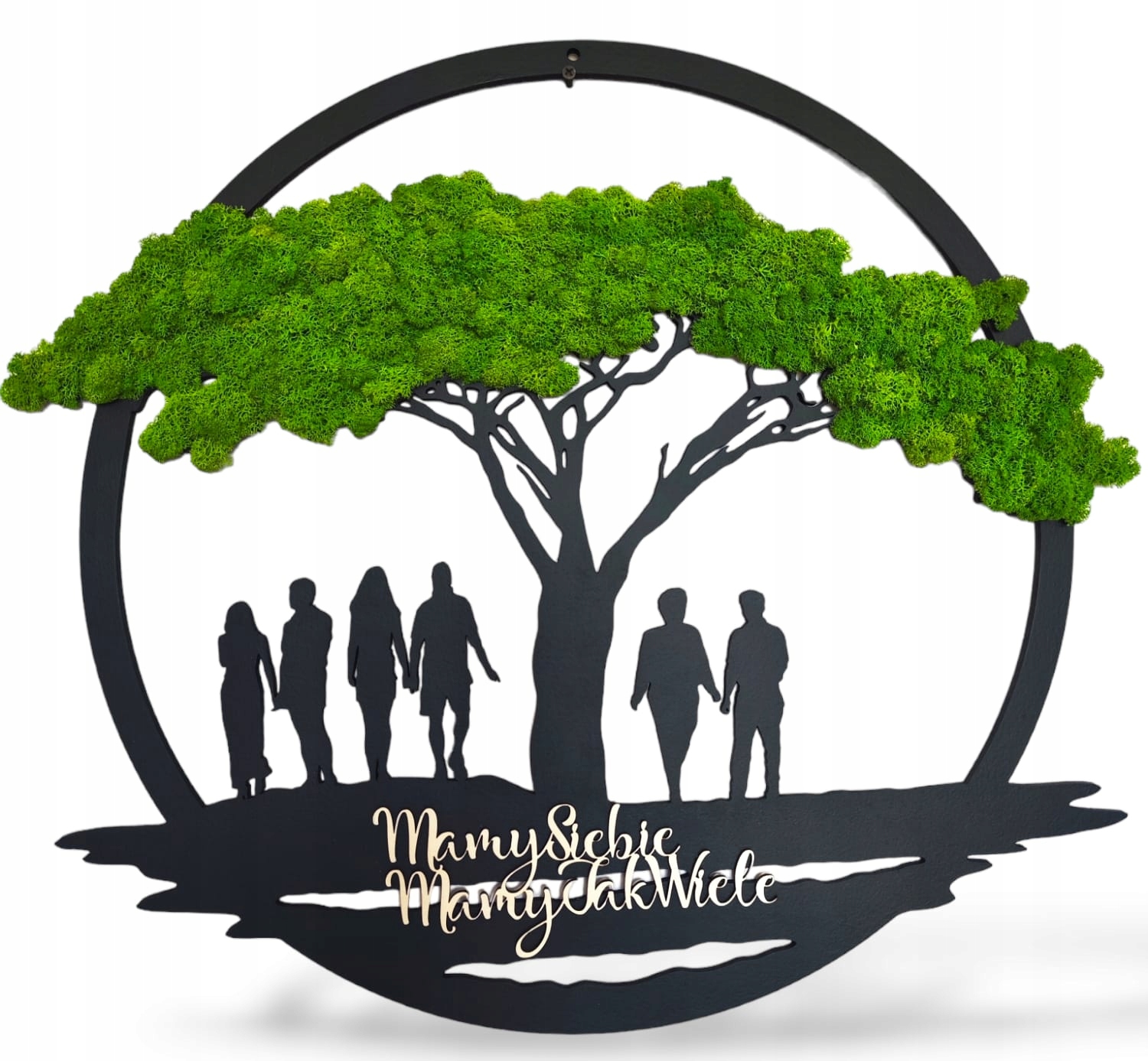 Obraz drzewo życia mech chrobotek RODZINA 30cm!6mm • Cena, Opinie ...