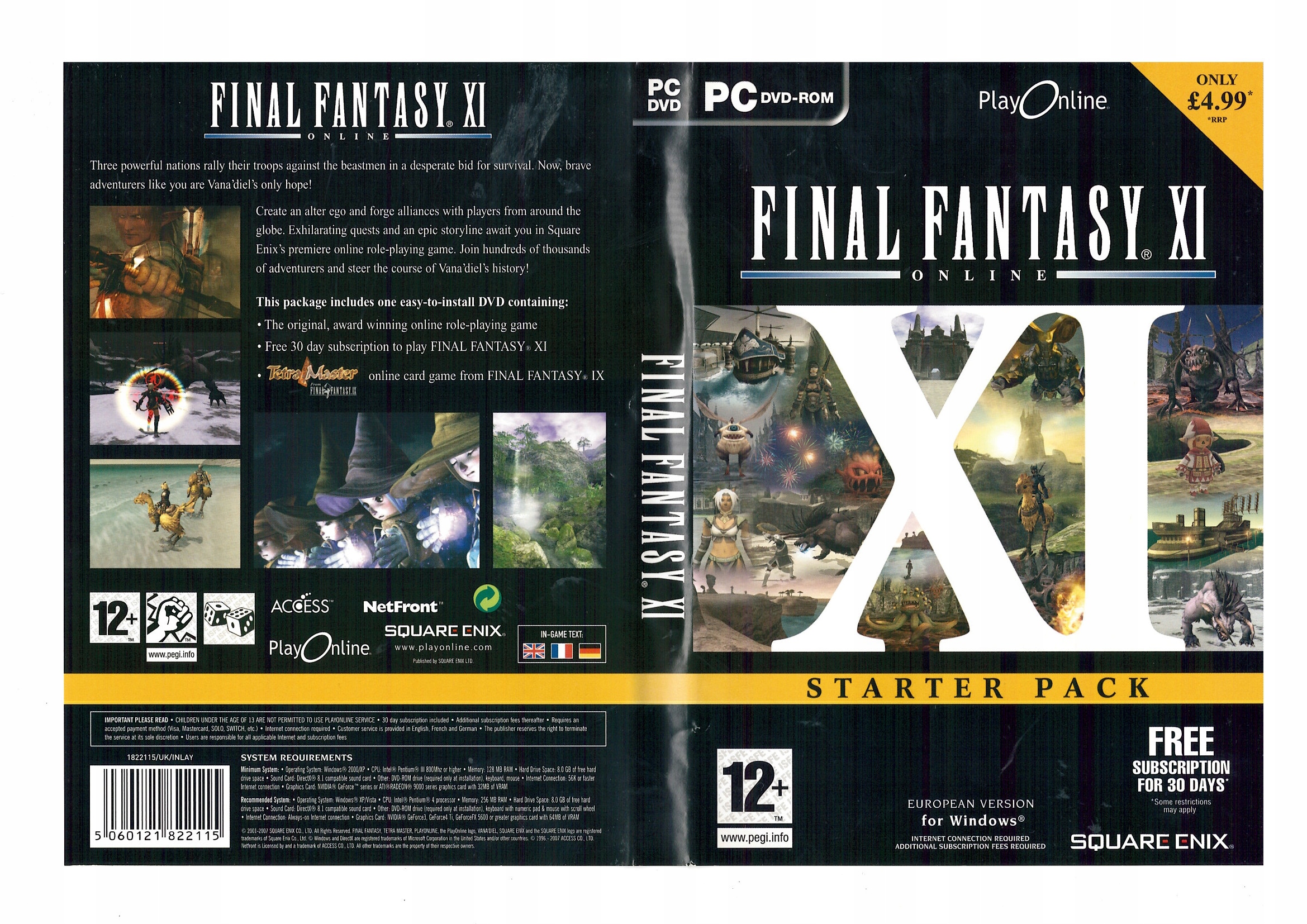 Gra RPG FINAL FANTASY XI PC CD-ROM! PC - Stan: Używany 53.34PLN ...
