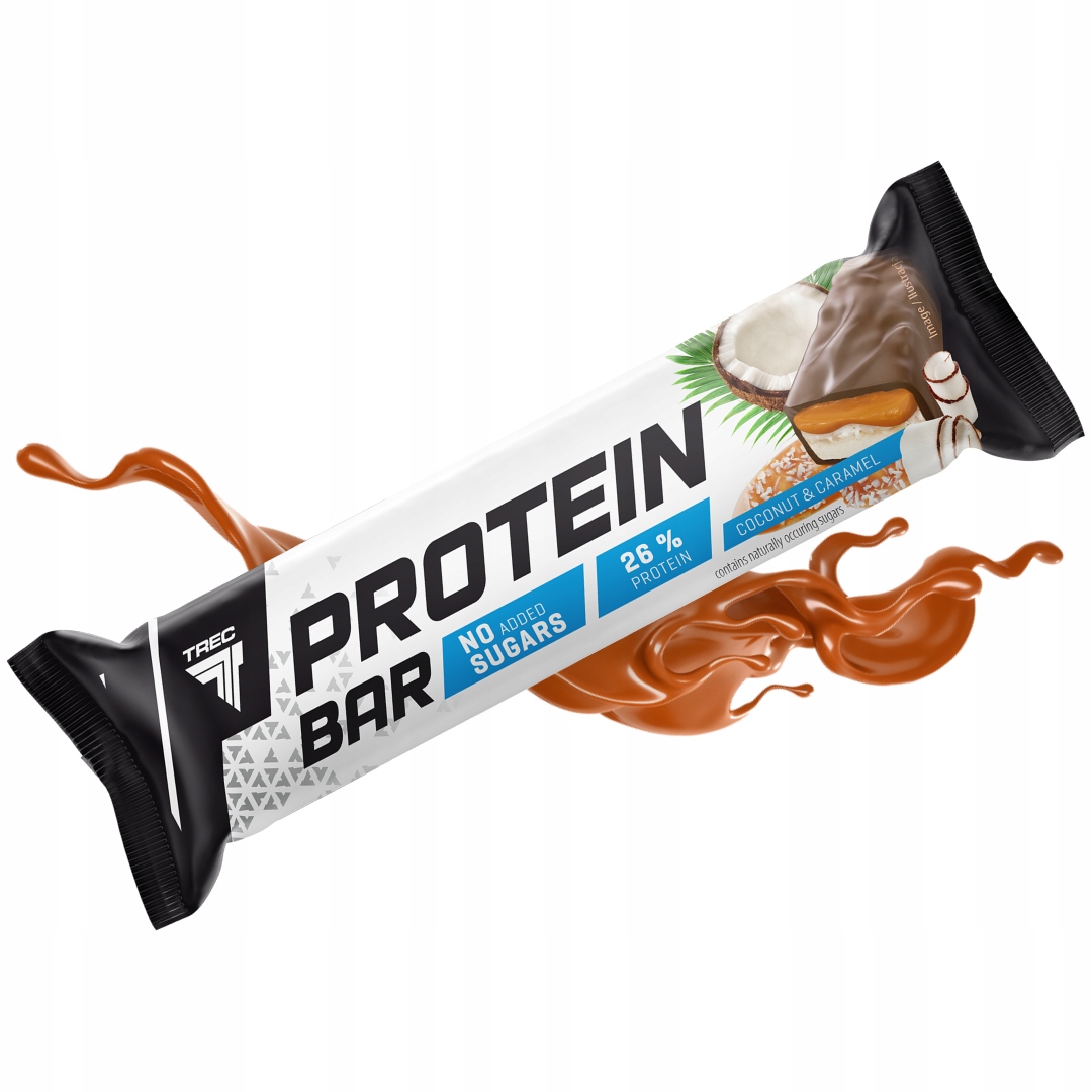 BATON PROTEINOWY KARMELOWO - KOKOSOWY Protein Bar Trec BETTER FOOD ...