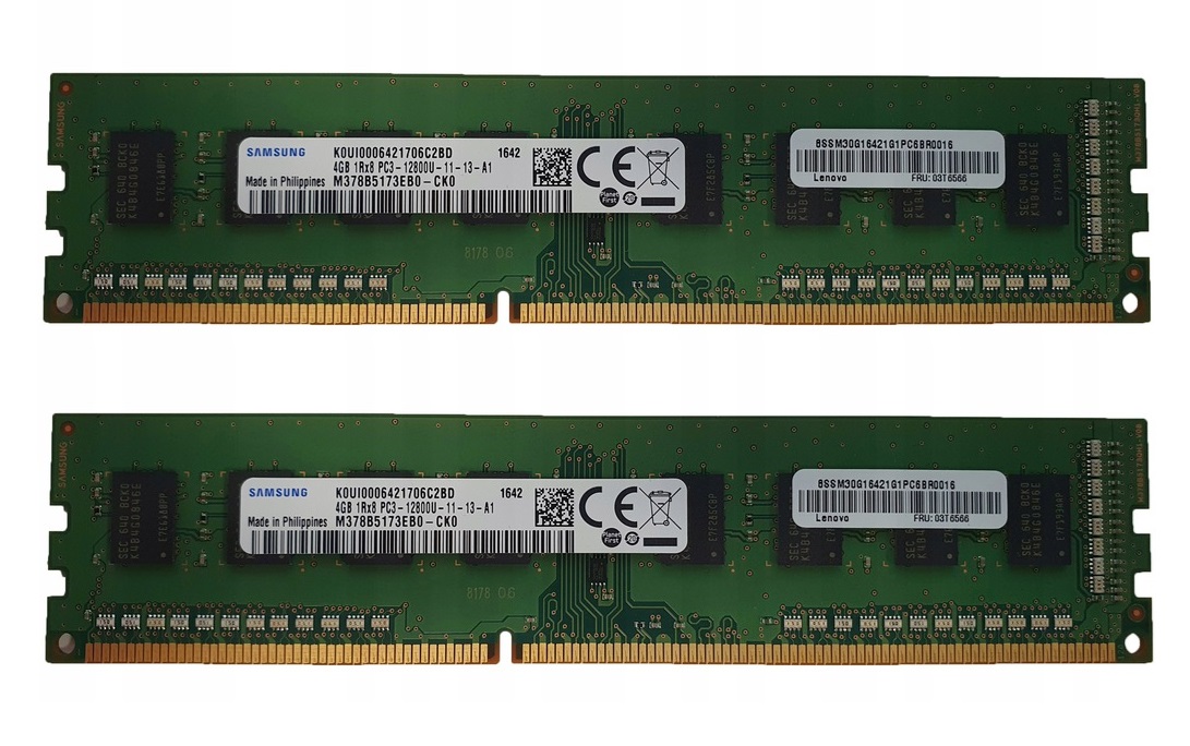NOWA PAMIĘĆ RAM SAMSUNG DDR3 8GB 1600MHZ CL11 w Warszawa - Sklep, Opinie, Cena w Allegro.pl