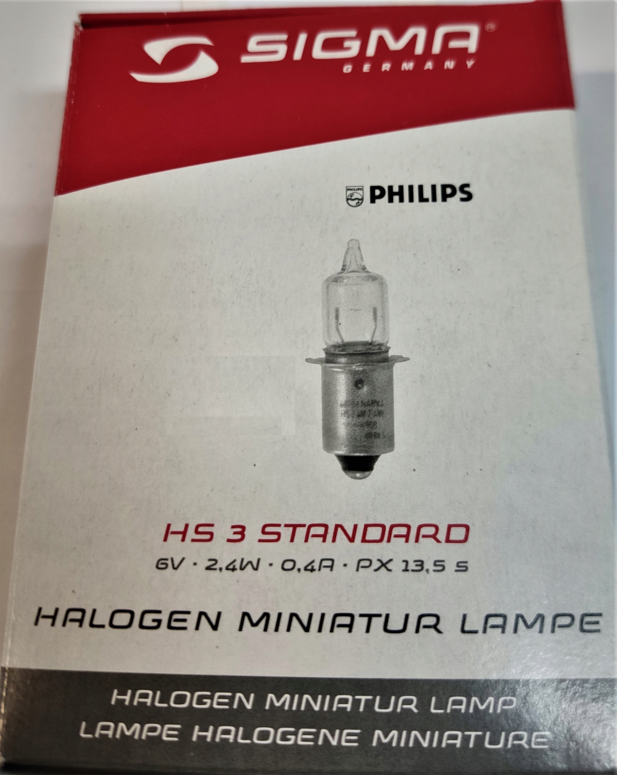 PHILIPS NARVA HS3 Галогенная лампа 6 В/2,4 Вт, вставная купить с ...