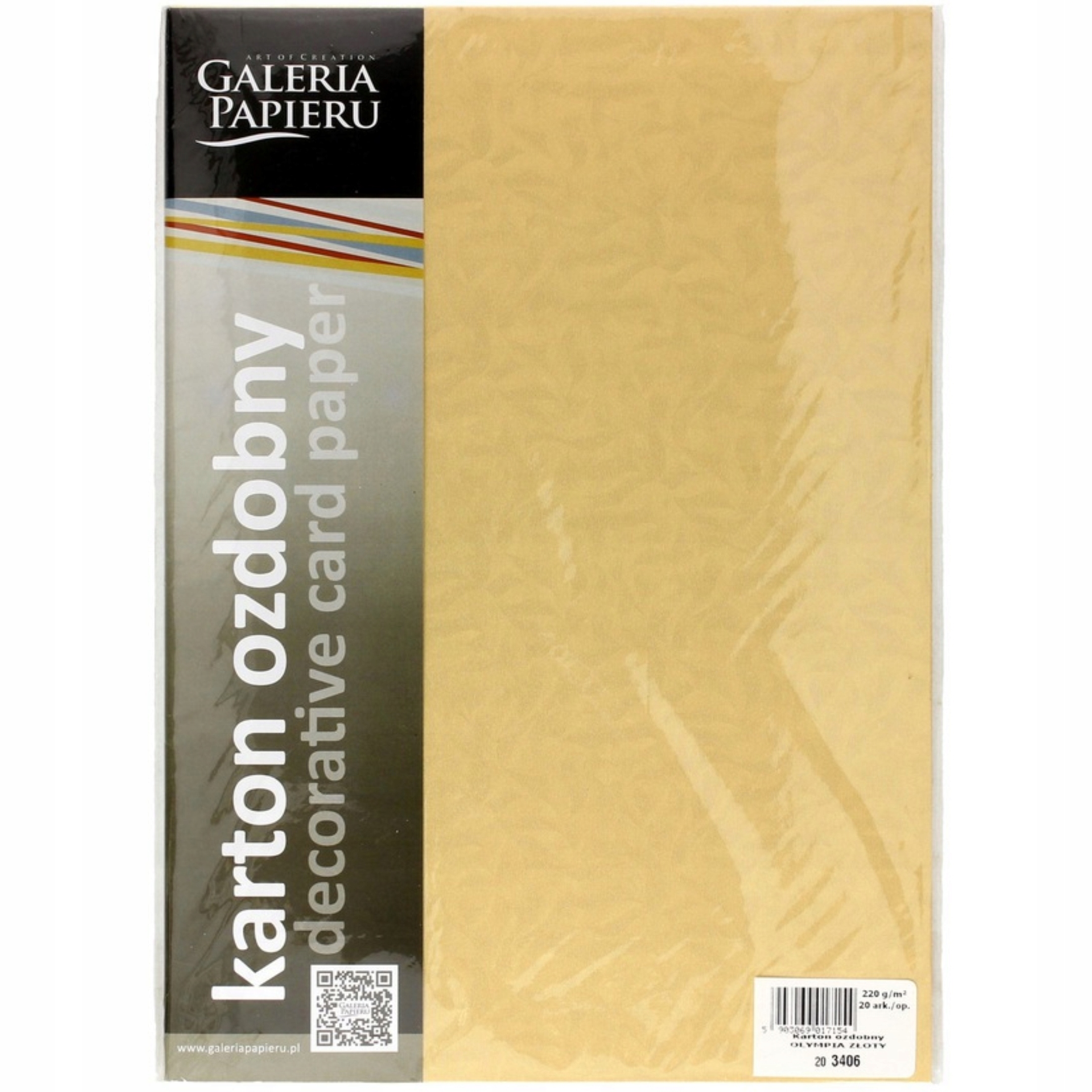 Karton ozdobny A4 Olympia złoty Galeria Papieru 220g 20 arkuszy (5903069017154) • Cena, Opinie ...